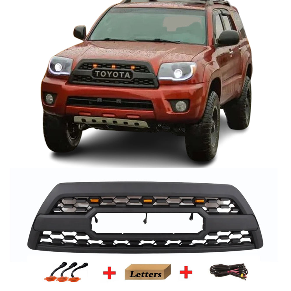 TRD Pro Style Front Grille For 2006 2007 2008 2009 4th Gen Toyota 4Run ...